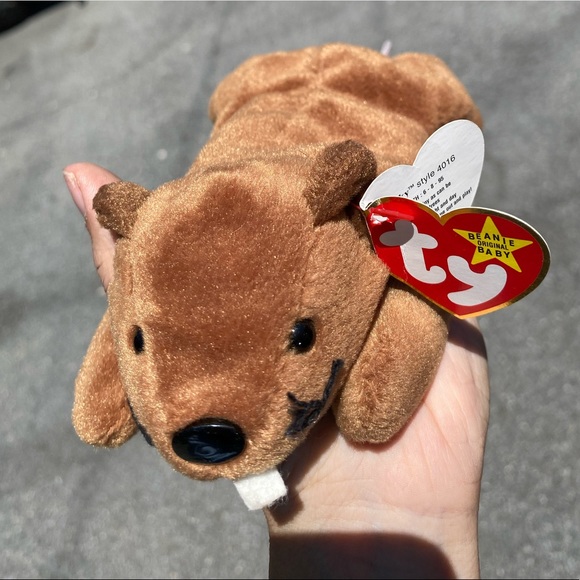 Ty | Other | Vintage 995 Ty Baby Bucky Beaver Born 681995 | Poshmark